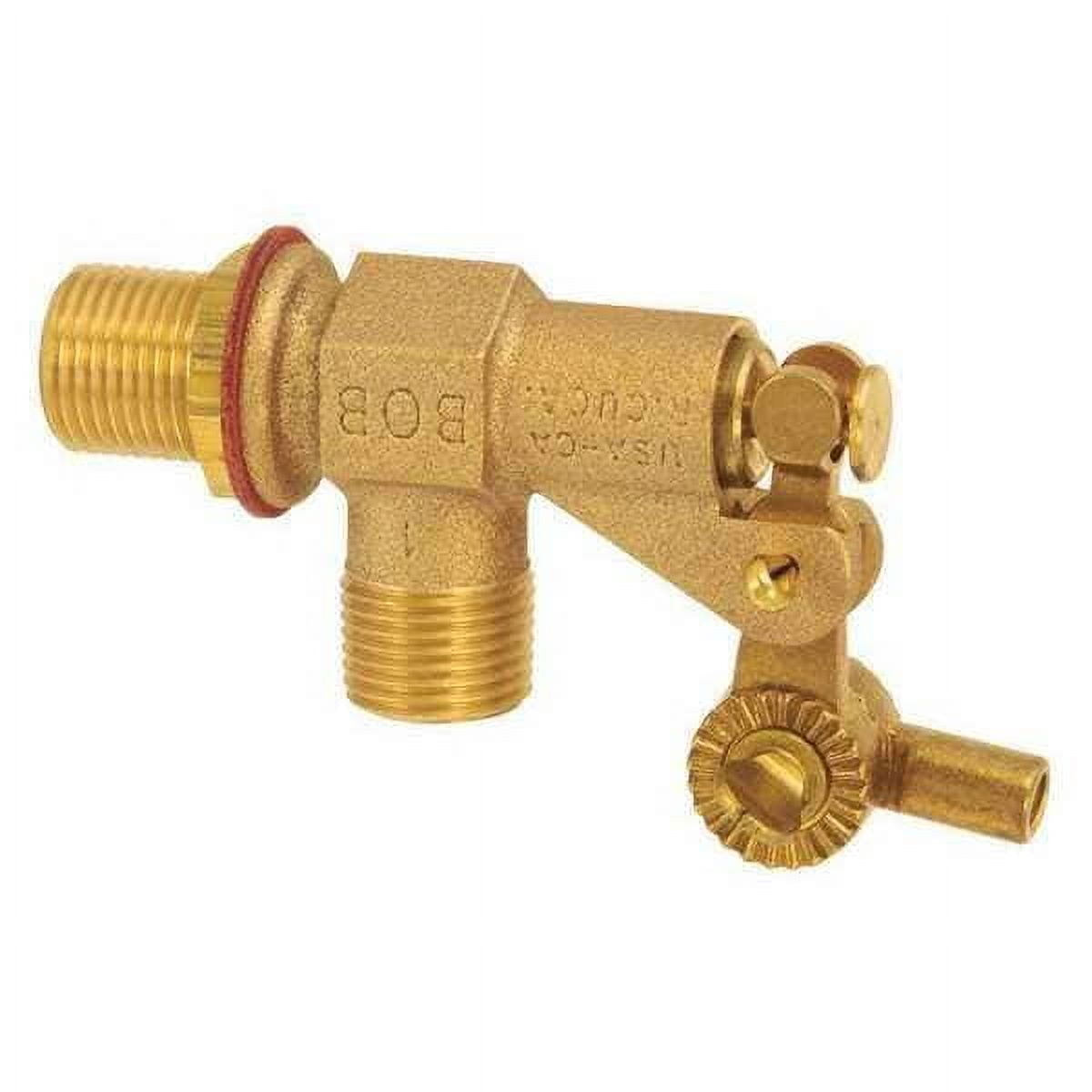Bob Float Valve,3/8 in.,Bulkhead,Brass,MNPT R700L-3/8 - Walmart.com