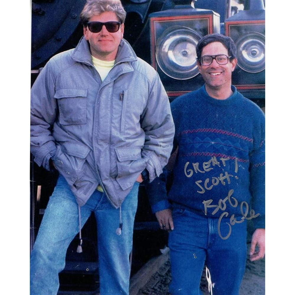 Bob Gale Signed Autograph 8X10 Photo Pictured With Robert Zemeckis Bttf ...