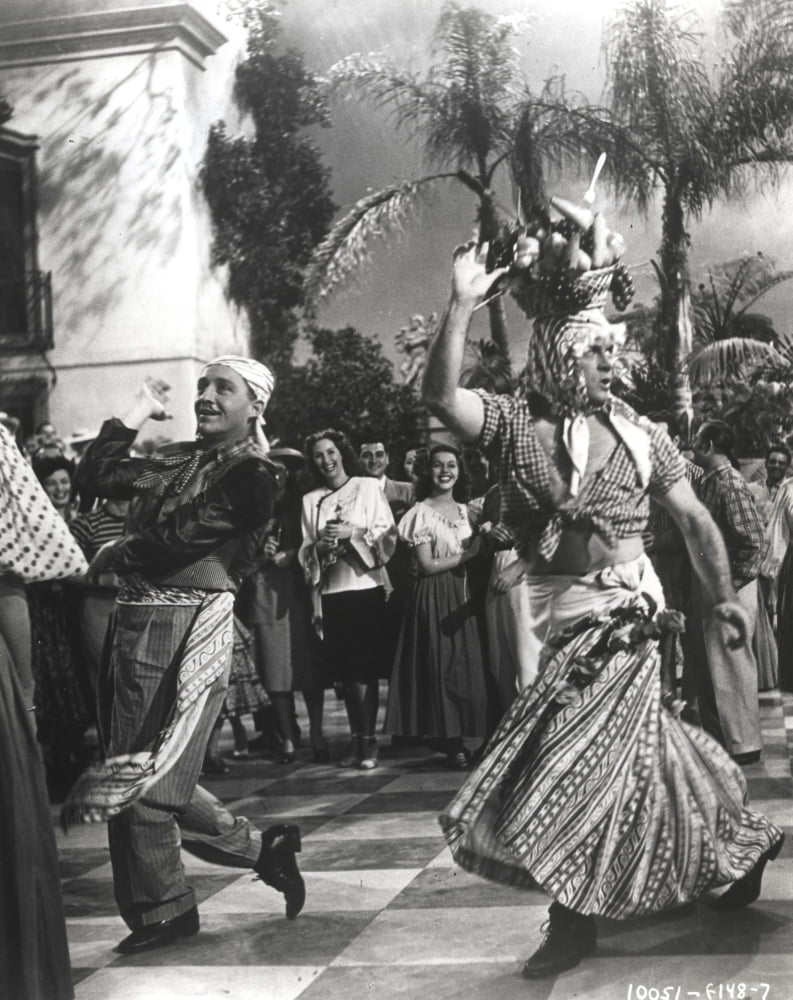 Bob Hope Dancing with Fruit Display on Head Portrait Photo Print (8 x ...