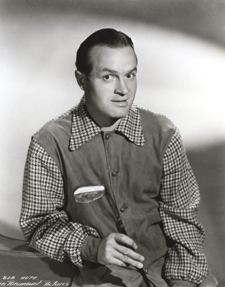 Bob Hope Posed wearing Checkered Long Sleeves Portrait Photo Print (8 x ...