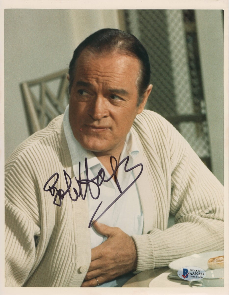Bob Hope Signed Autographed 8X10 Photo Legendary Movie Comedy Star BAS ...