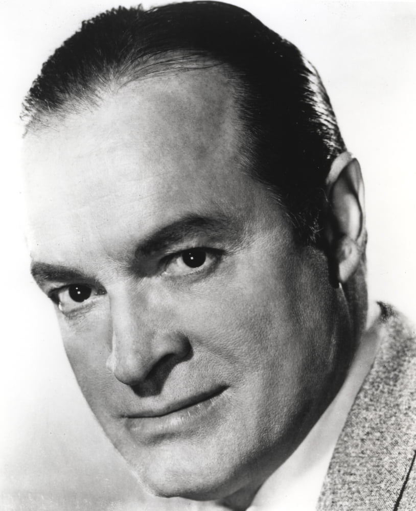Bob Hope smiling in Close Up Portrait Black and White Photo Print (24 x ...