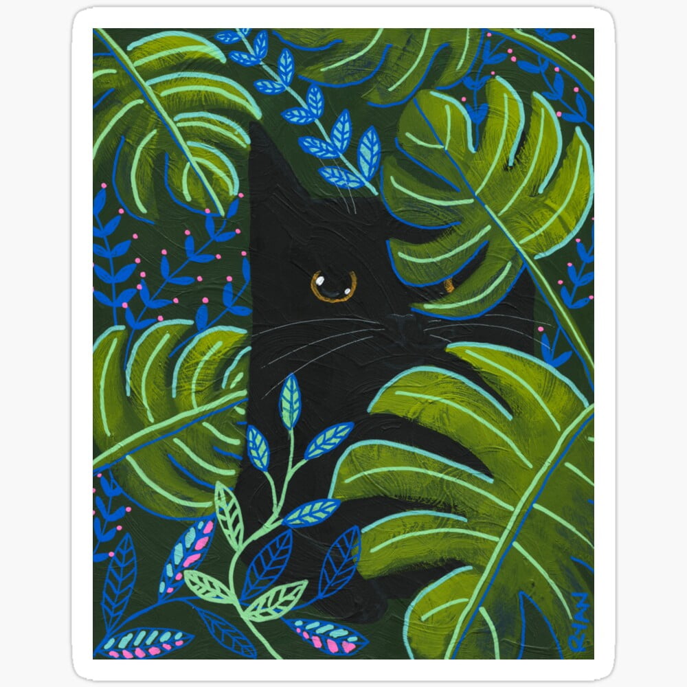 Bob In The Monstera Sticker Phone Decal Water Bottle Stickers Car ...