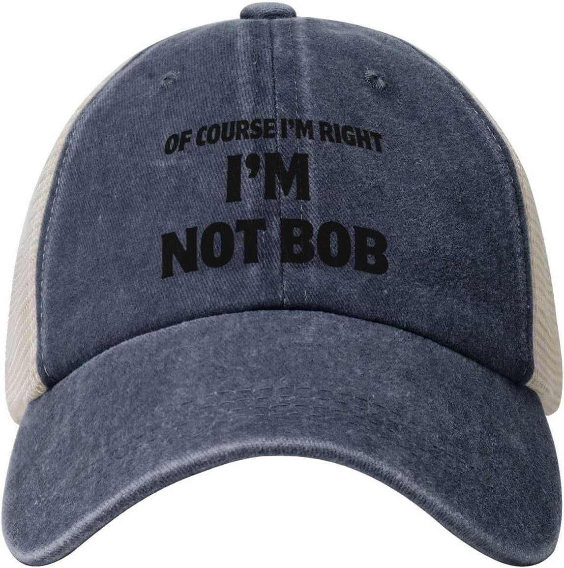 Bob Knows the Way – Baseball Cap, Cotton Mesh Edition - Walmart.com