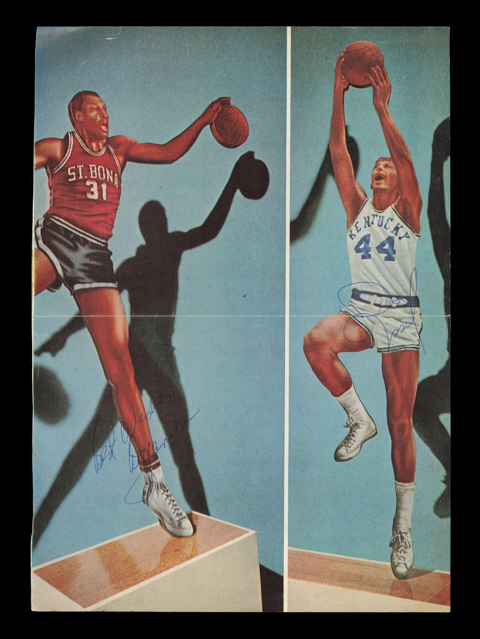 Bob Lanier, Dan Issel & Charlie Scott Autographed 8x11 Magazine Photo SKU #237795 - Walmart.com