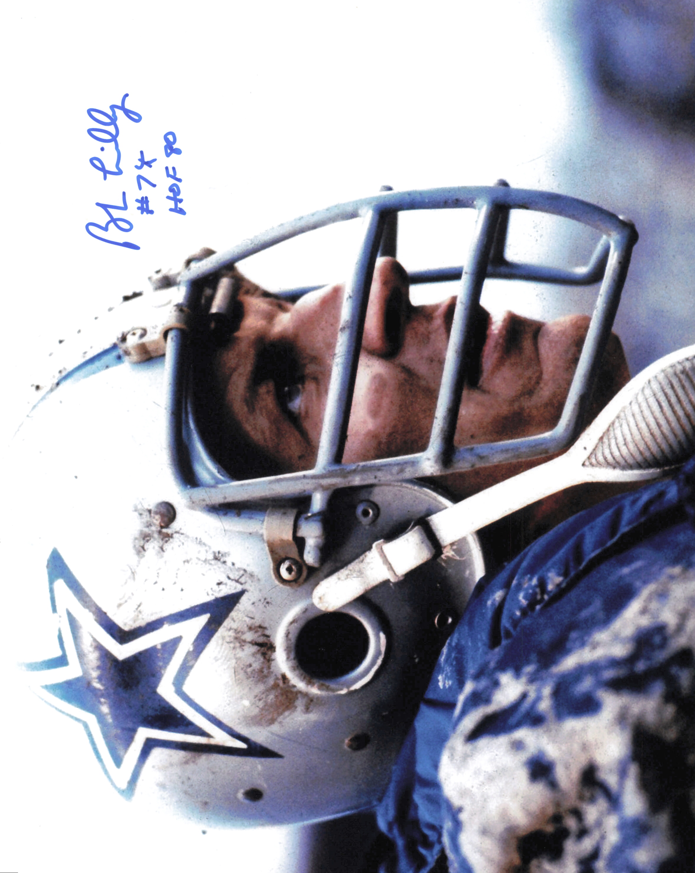 Bob Lilly Autographed 8x10 Photo Dallas Cowboys SKU #245865 - Walmart.com