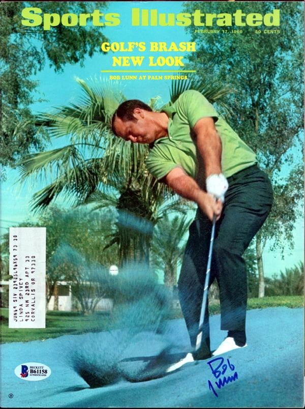 Bob Lunn Autographed Sports Illustrated Magazine Beckett BAS #B61158 ...