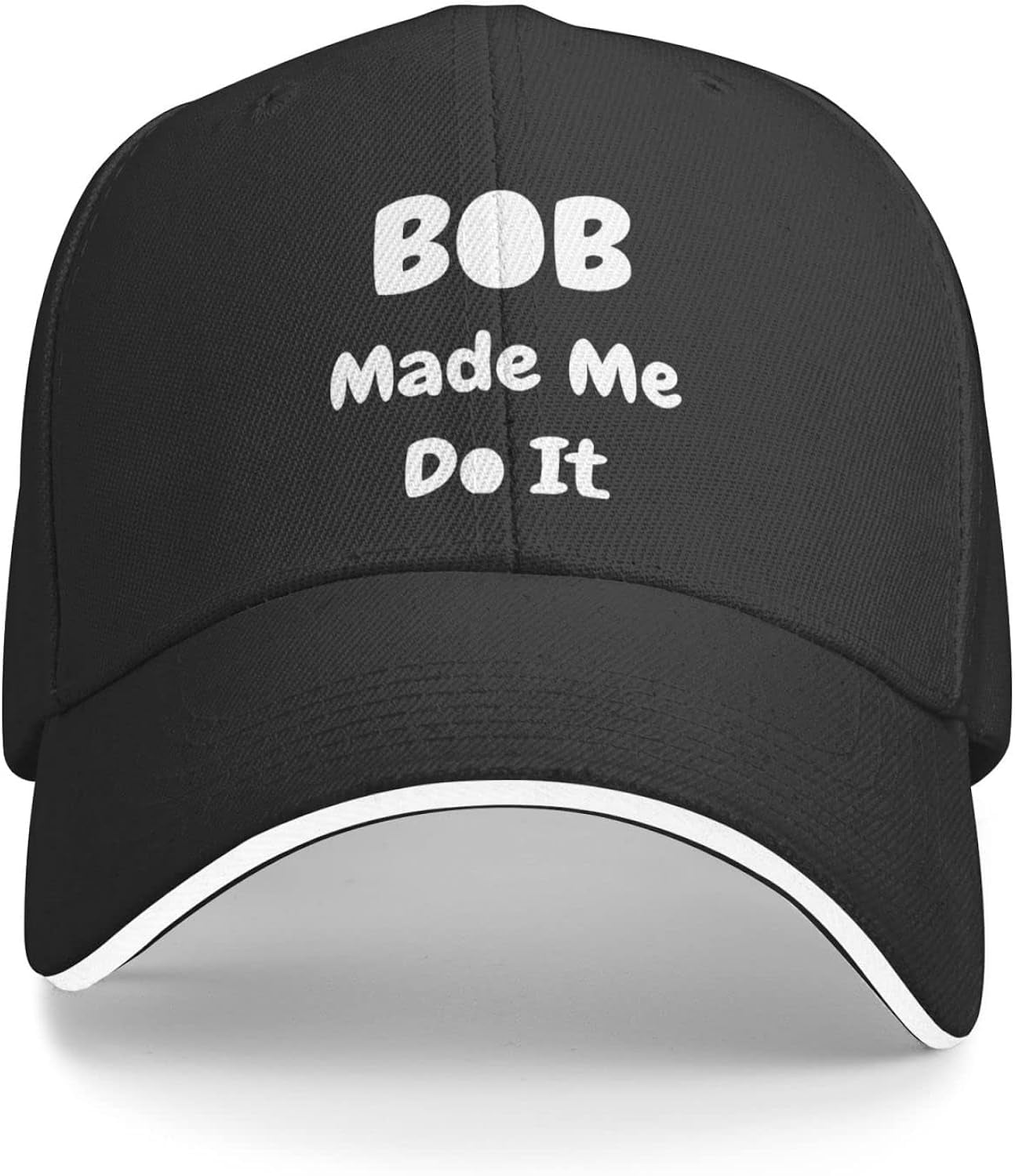 Bob Made Me Do It Cap for Women Baseball Cap Trendy Cap - Walmart.com