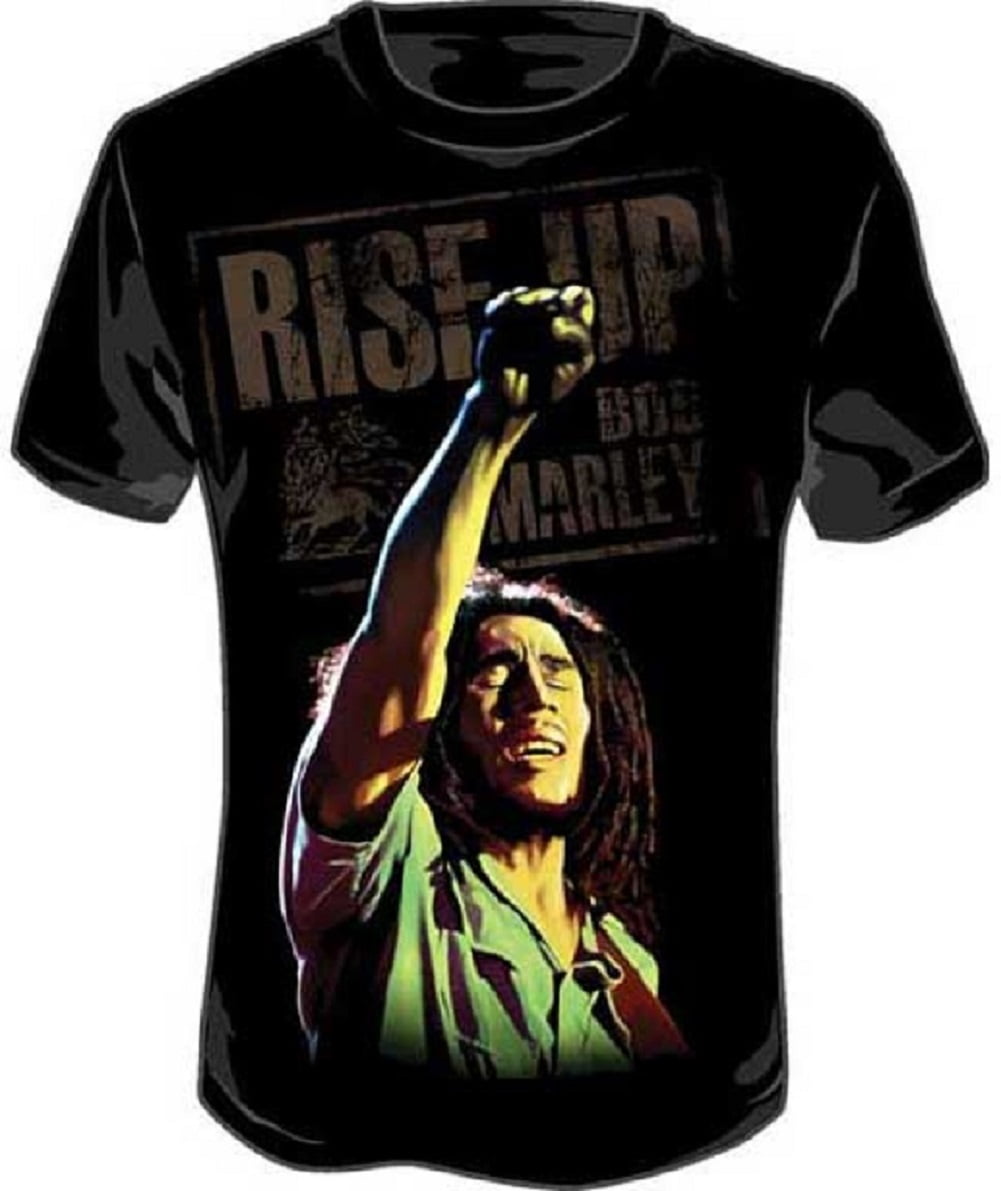 Bob Marley - Arm Up Rise Up Adult T-Shirt - Walmart.com