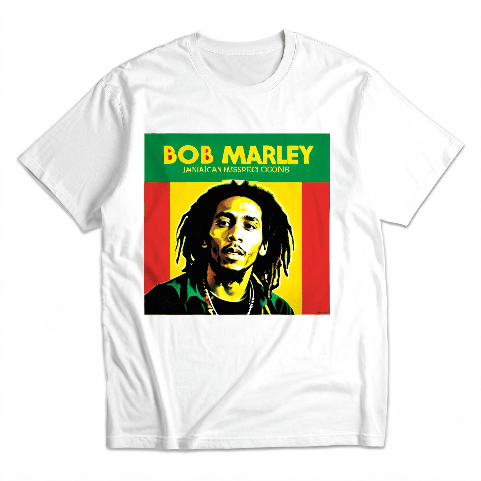 Bob Marley Exodus Movement of Jah People Guitar White T-Shirt - Walmart.com