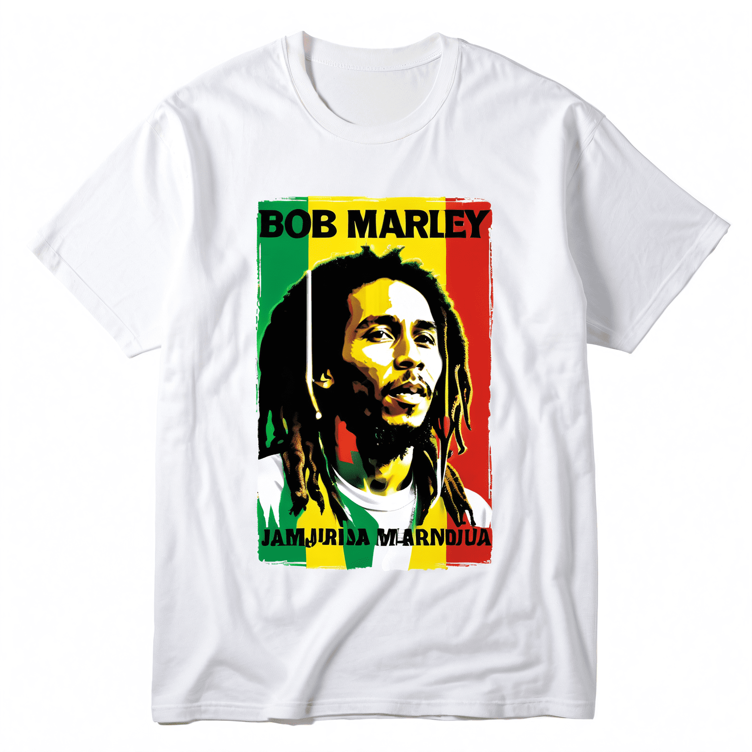 Bob Marley Exodus Movement of Jah People Guitar White T-Shirt - Walmart.com