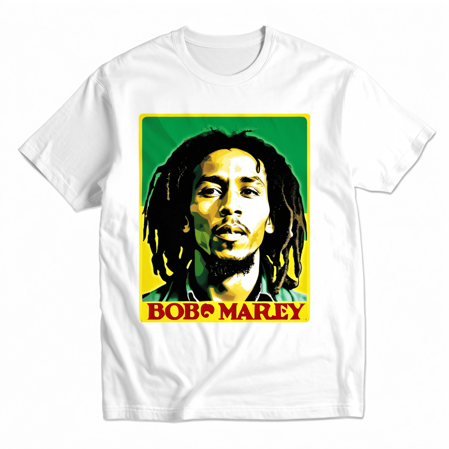 Bob Marley Exodus Movement of Jah People Guitar White T-Shirt - Walmart.com