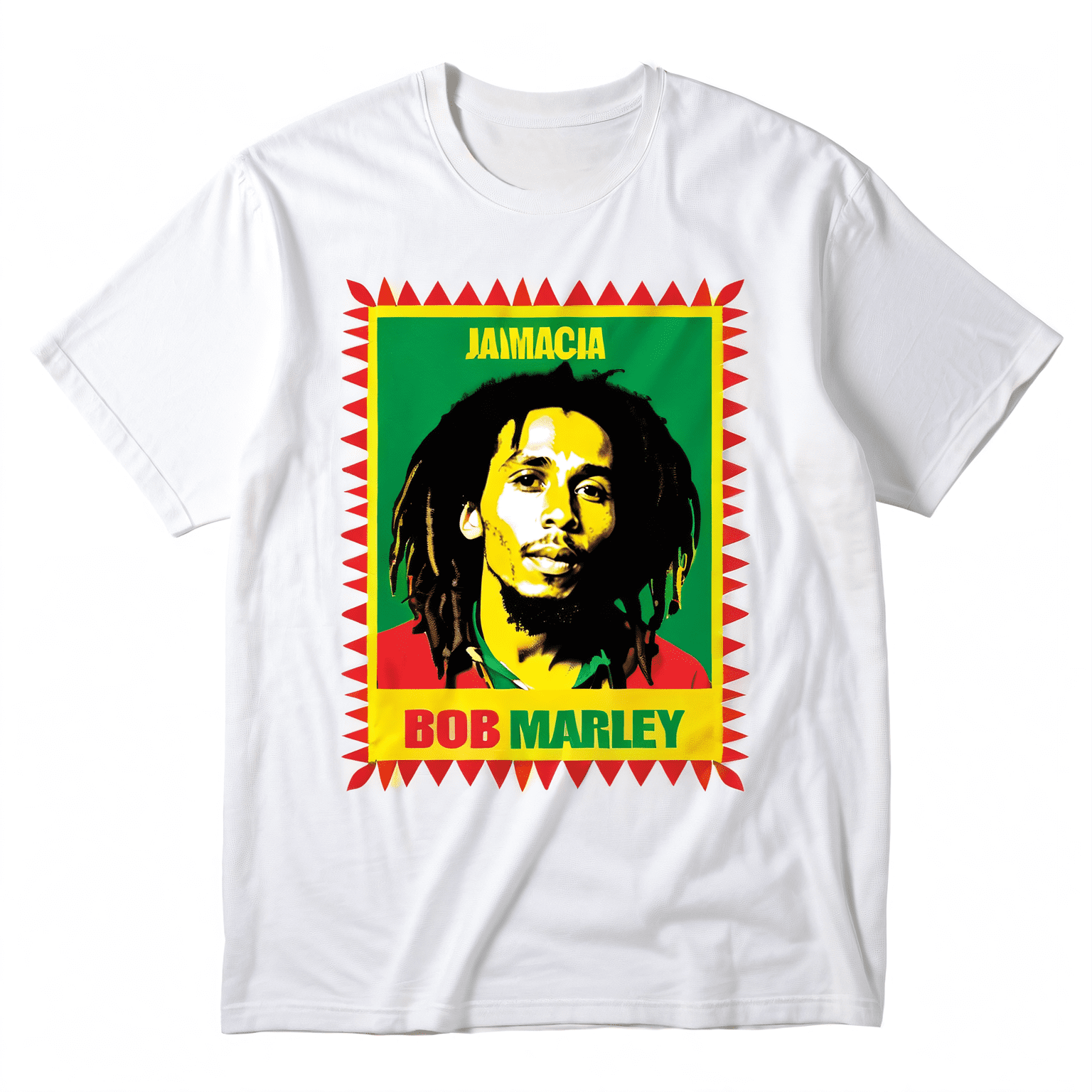 Bob Marley Exodus Movement of Jah People Guitar White T-Shirt - Walmart.com
