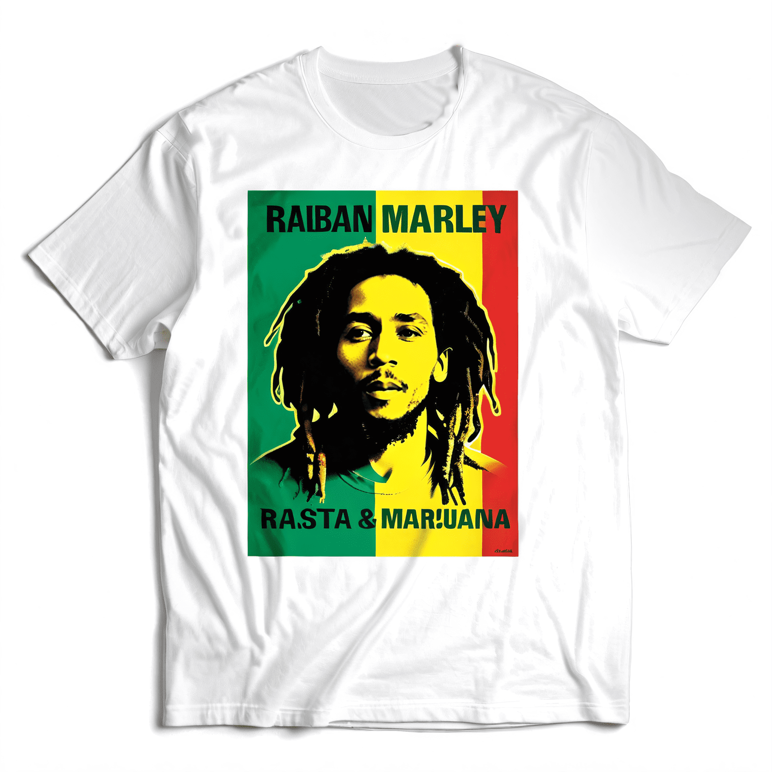Bob Marley Exodus Movement of Jah People Guitar White T-Shirt - Walmart.com