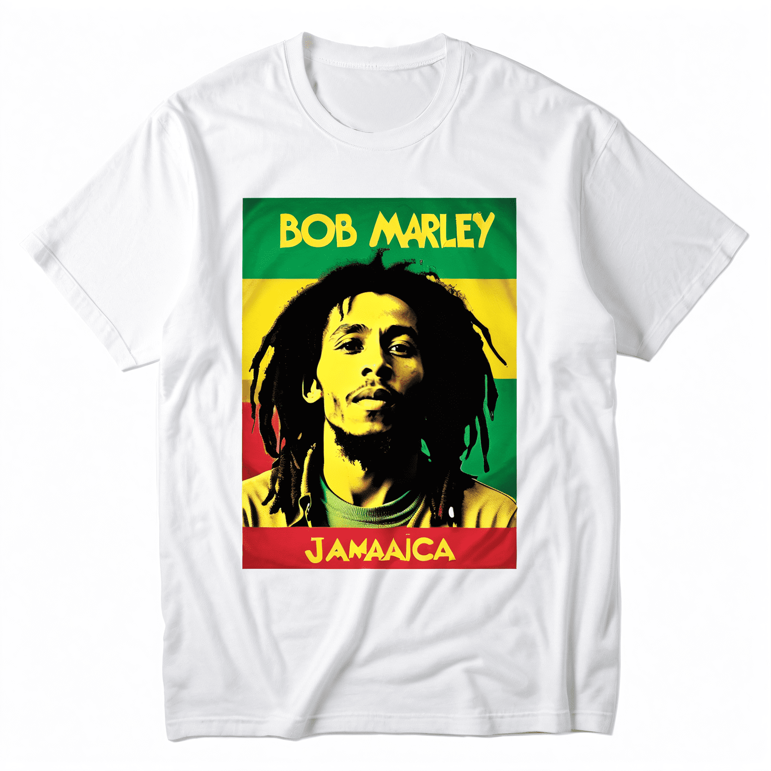 Bob Marley Exodus Movement of Jah People Guitar White T-Shirt - Walmart.com