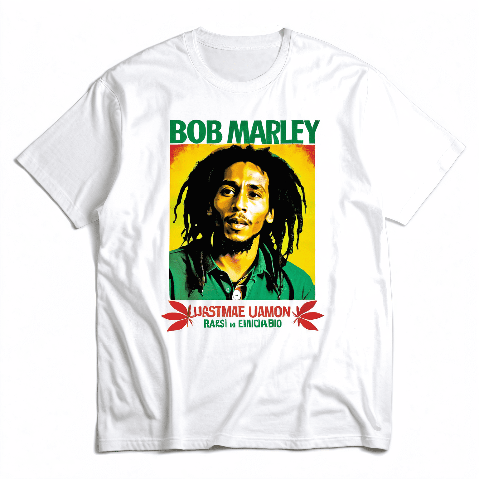 Bob Marley Exodus Movement of Jah People Guitar White T-Shirt - Walmart.com