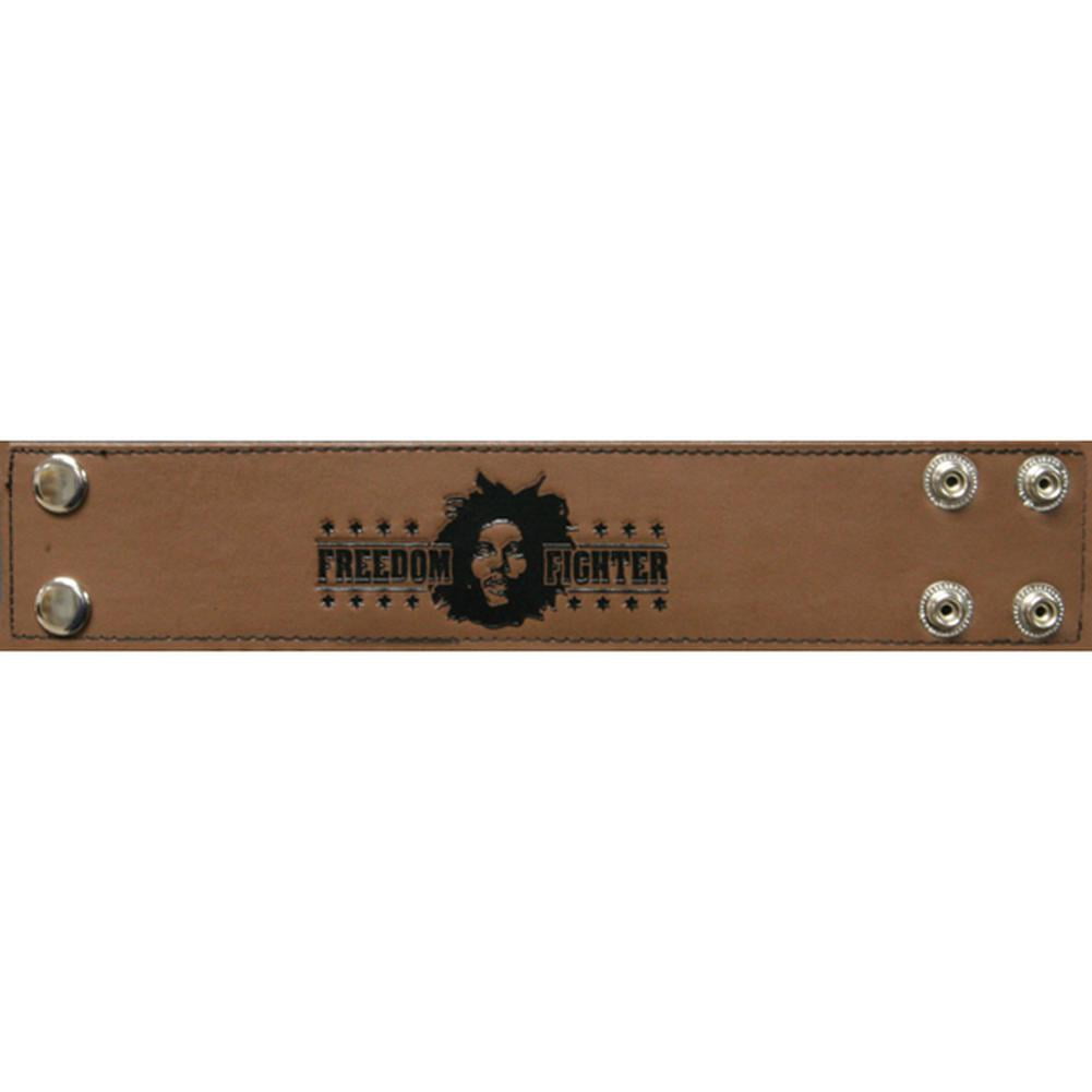 Bob Marley - Fighter Leather Wristband - Medium/Large - Walmart.com
