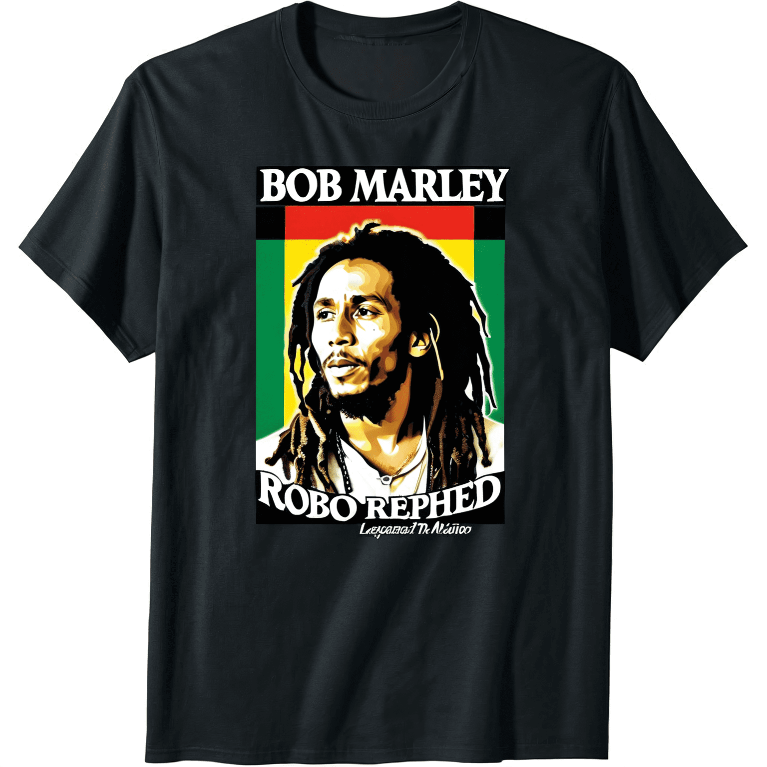 Bob Marley Legend Scroll T-Shirt - Walmart.com