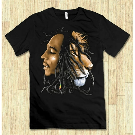 Bob Marley Lion Original Art Shirt, Unisex - Walmart.com