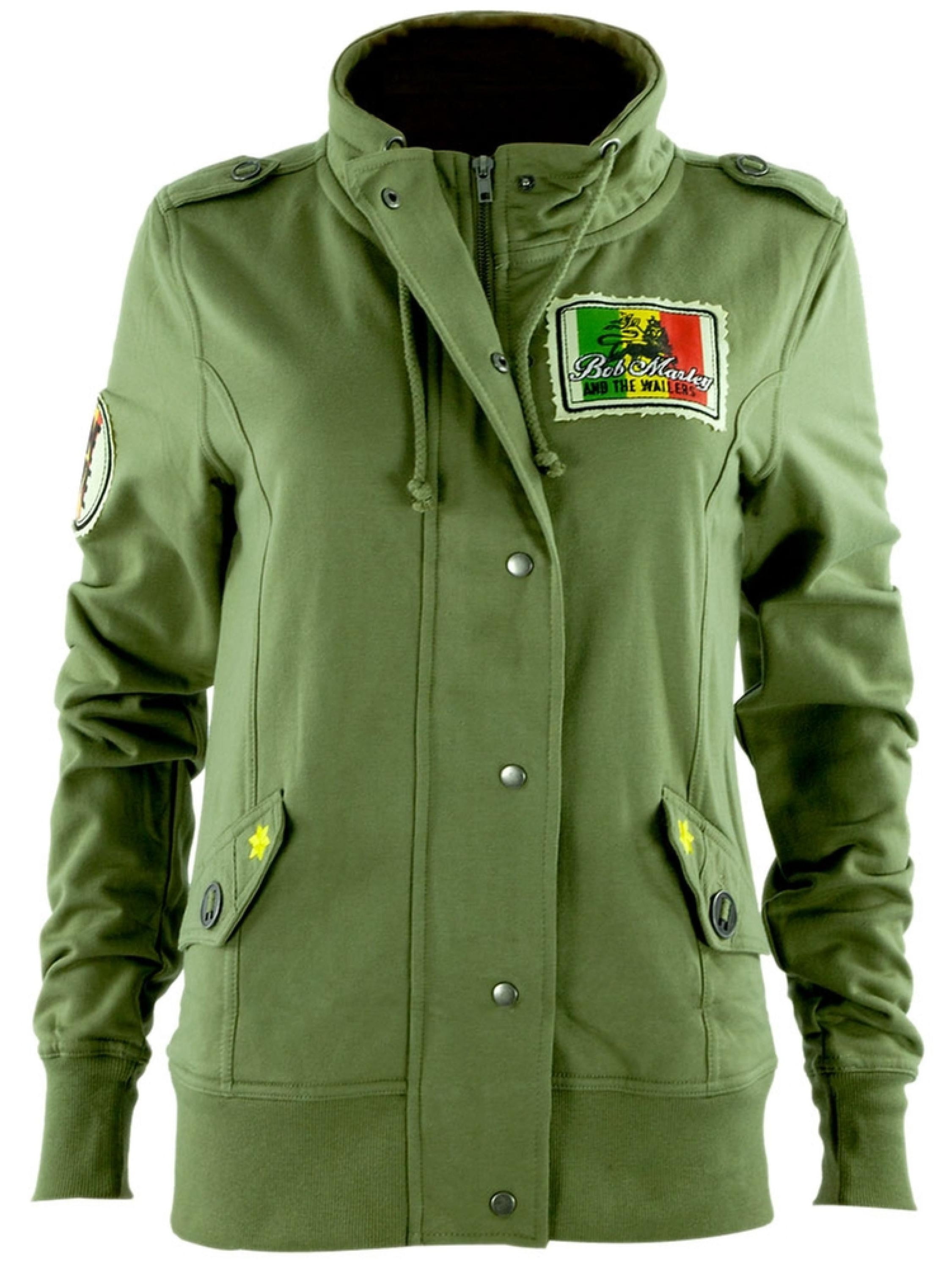 Bob Marley - Military Juniors Jacket - X-Large - Walmart.com