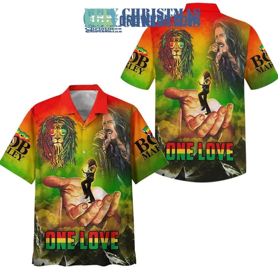 Bob Marley One Love Amazing Hawaiian Shirts - Walmart.com