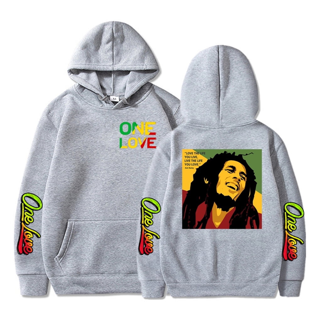 Bob Marley One Love New Hoodie Long Sleeve Women's Men's Sportswear ...