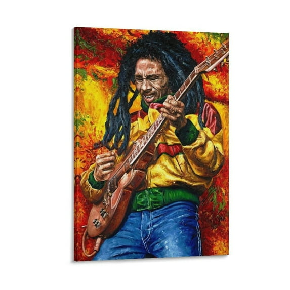 Bob Marley Poster 4 Posters Art Print Wall Photo Paint Poster Hanging ...