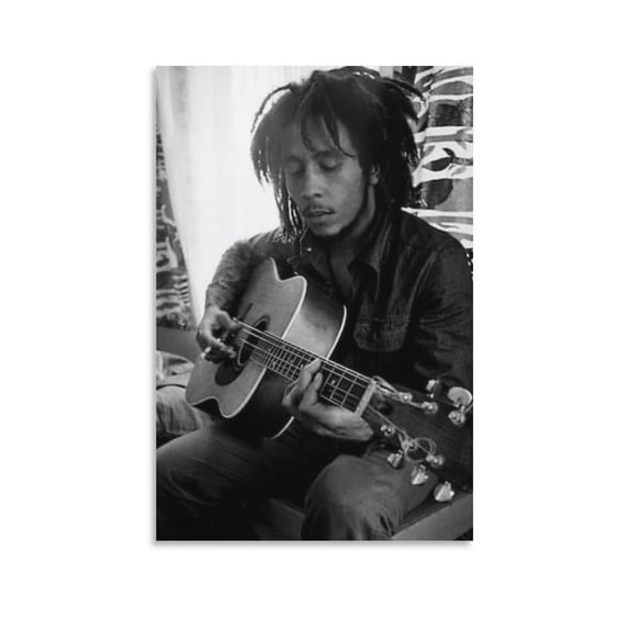 Bob Marley Poster 5 Artworks Canvas Poster Room Aesthetic Wall Art ...