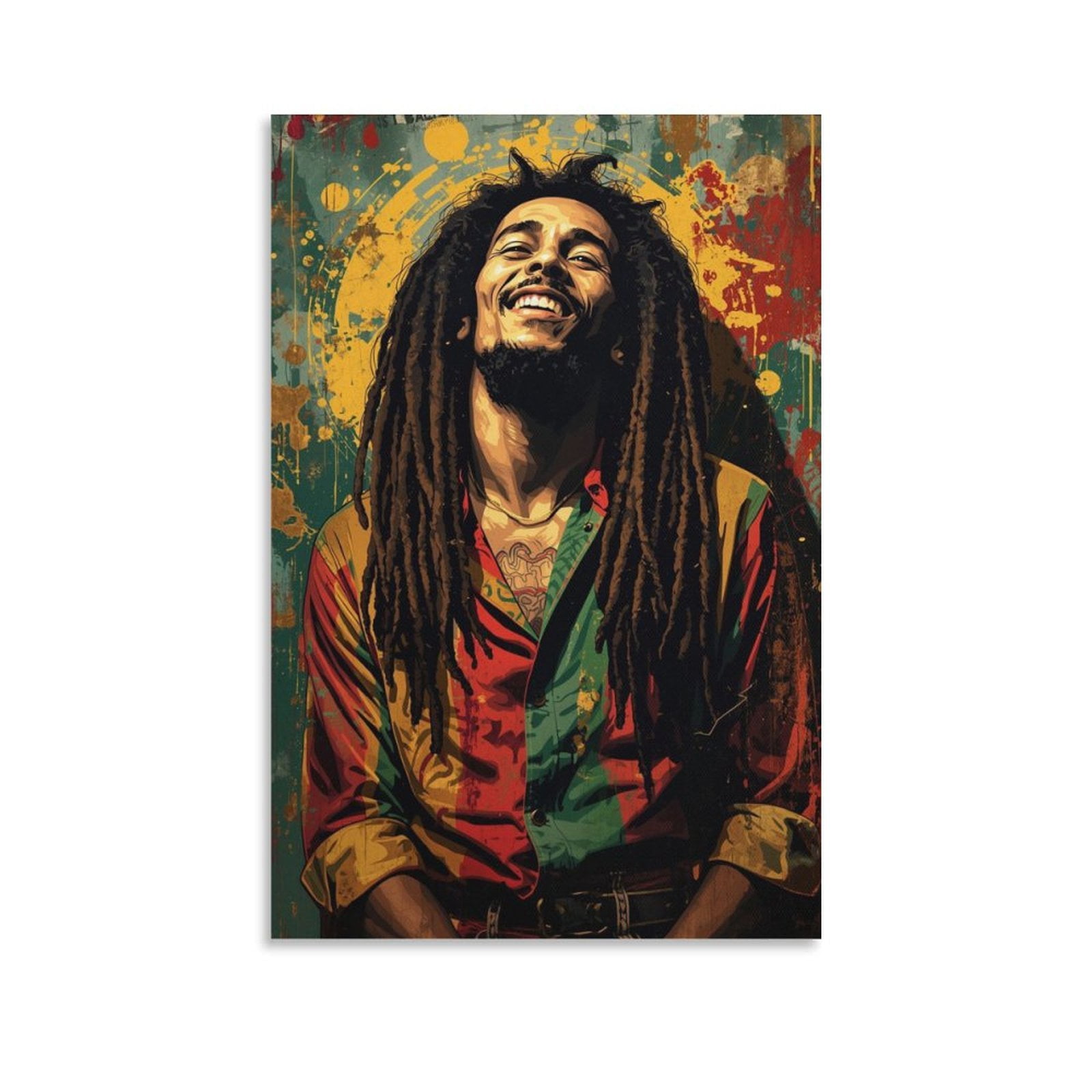 Bob Marley Poster 6 Canvas Wall Art Poster Decorative Bedroom Modern ...