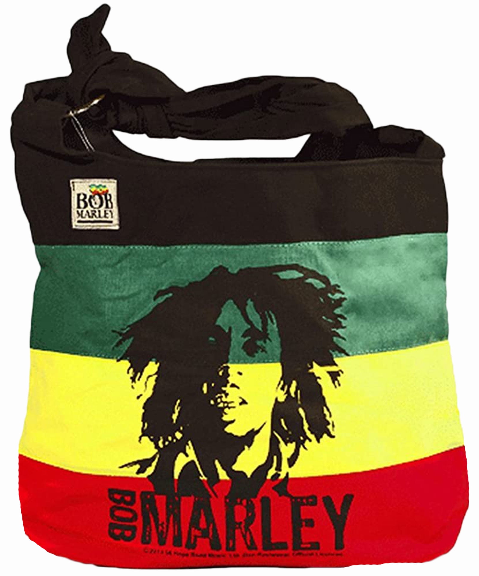 Officially Licensed Bob Marley Rasta Womens Tote Handbag, 100% Cotton ...