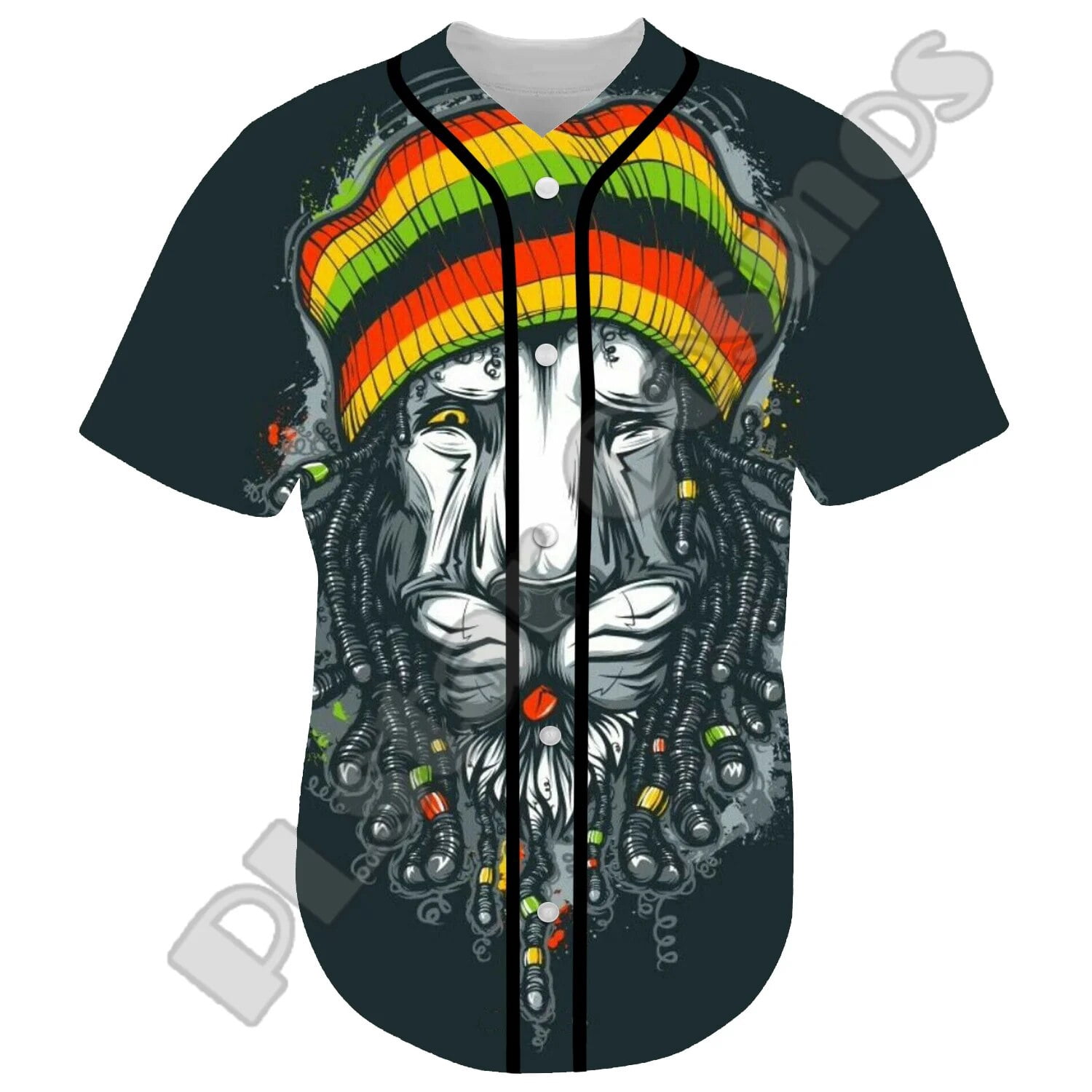 Bob Marley Reggae Black Legend MusicianRastafari Lion Tattoo 3DPrint ...