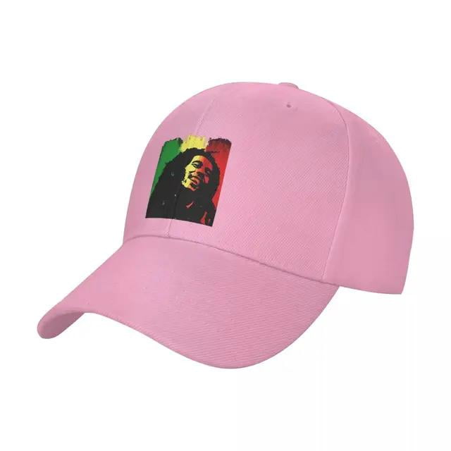 Bob-Marley Reggae Music Cap Men Women Fitted Jamaican Hats Trucker Hat ...
