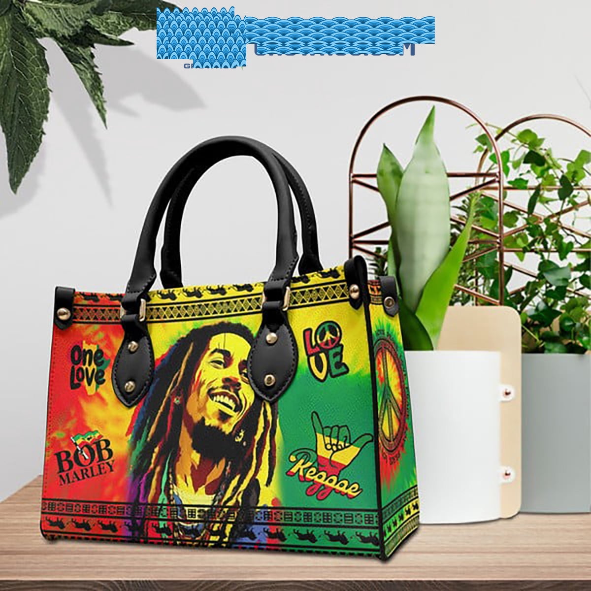 Bob Marley Reggae One Love Peace Bag - Walmart.com