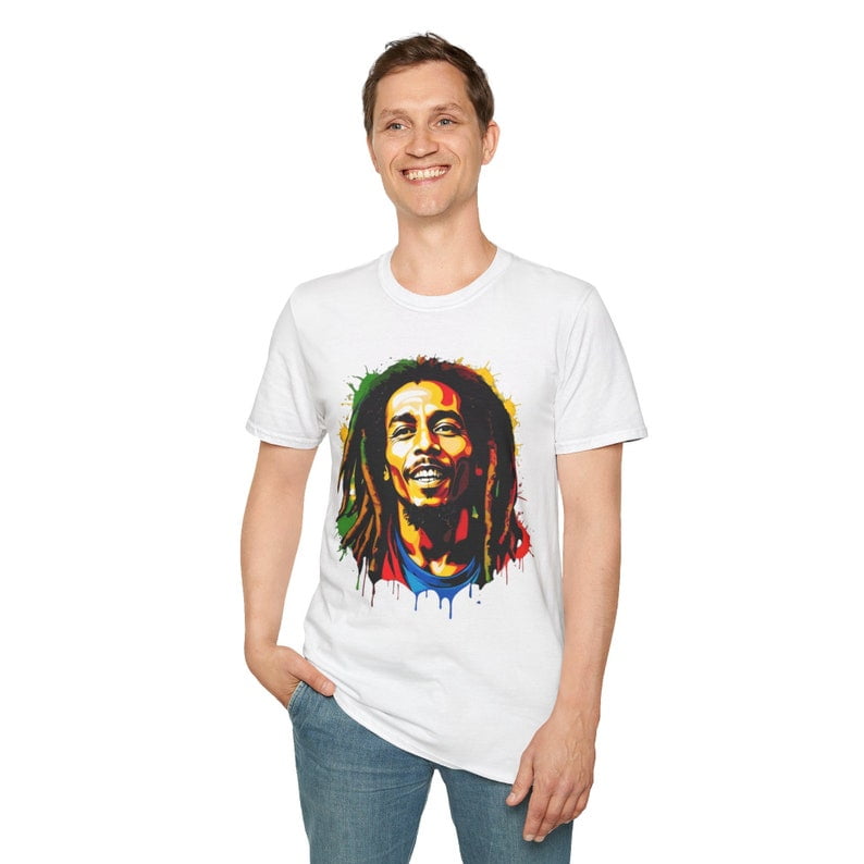Bob Marley Shirt, Bob Marley Tee, Reggae Icon T-shirt,Bob Marley ...