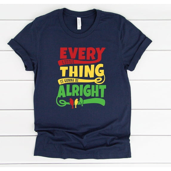 Bob Marley Shirt - Famous Lyrics Tshirt - Jamaican Jamaica Vacation ...