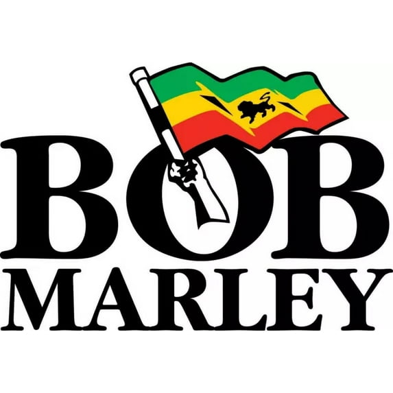 Bob Marley Sticker Logo Phone Decal Water Bottle Stickers Car Decals ...