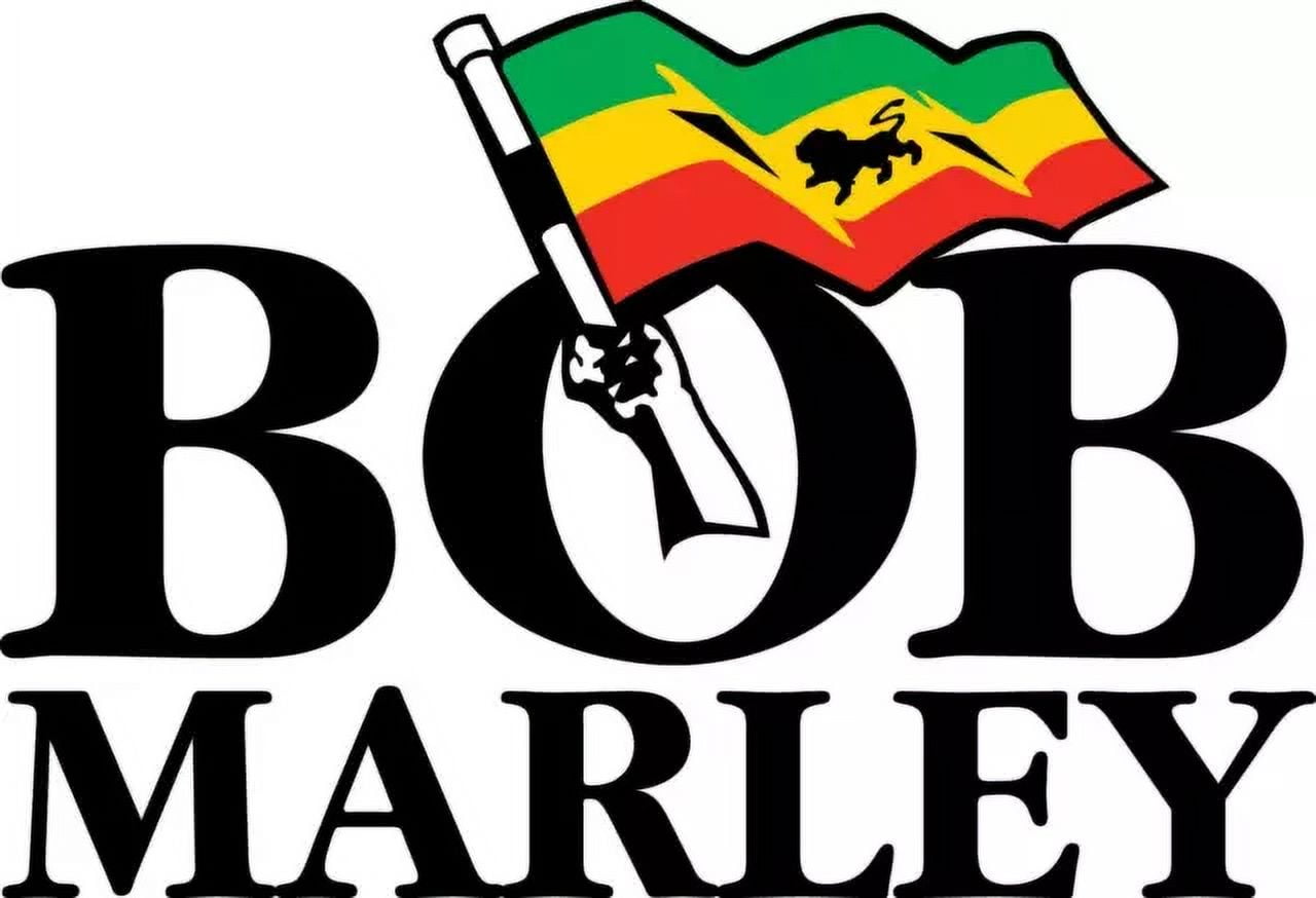 Bob Marley Sticker Logo Phone Decal Water Bottle Stickers Car Decals ...
