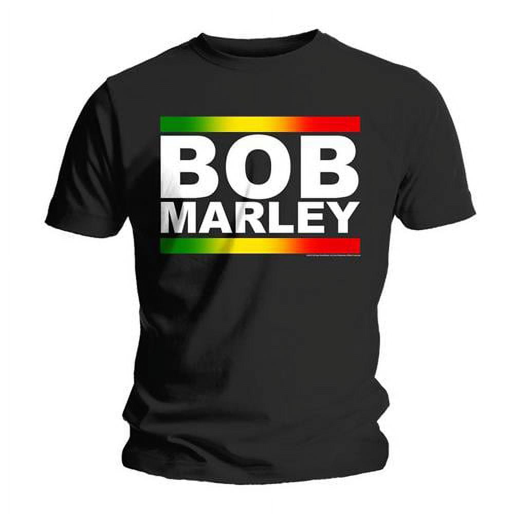 Bob Marley Rasta Block Logo T Shirt - Walmart.com