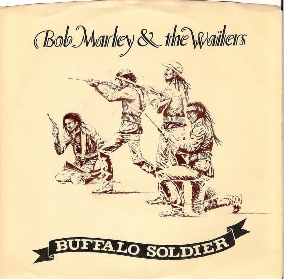 Bob Marley & The Wailers – Buffalo Soldier / Buffalo Dub (7" 45RPM ...