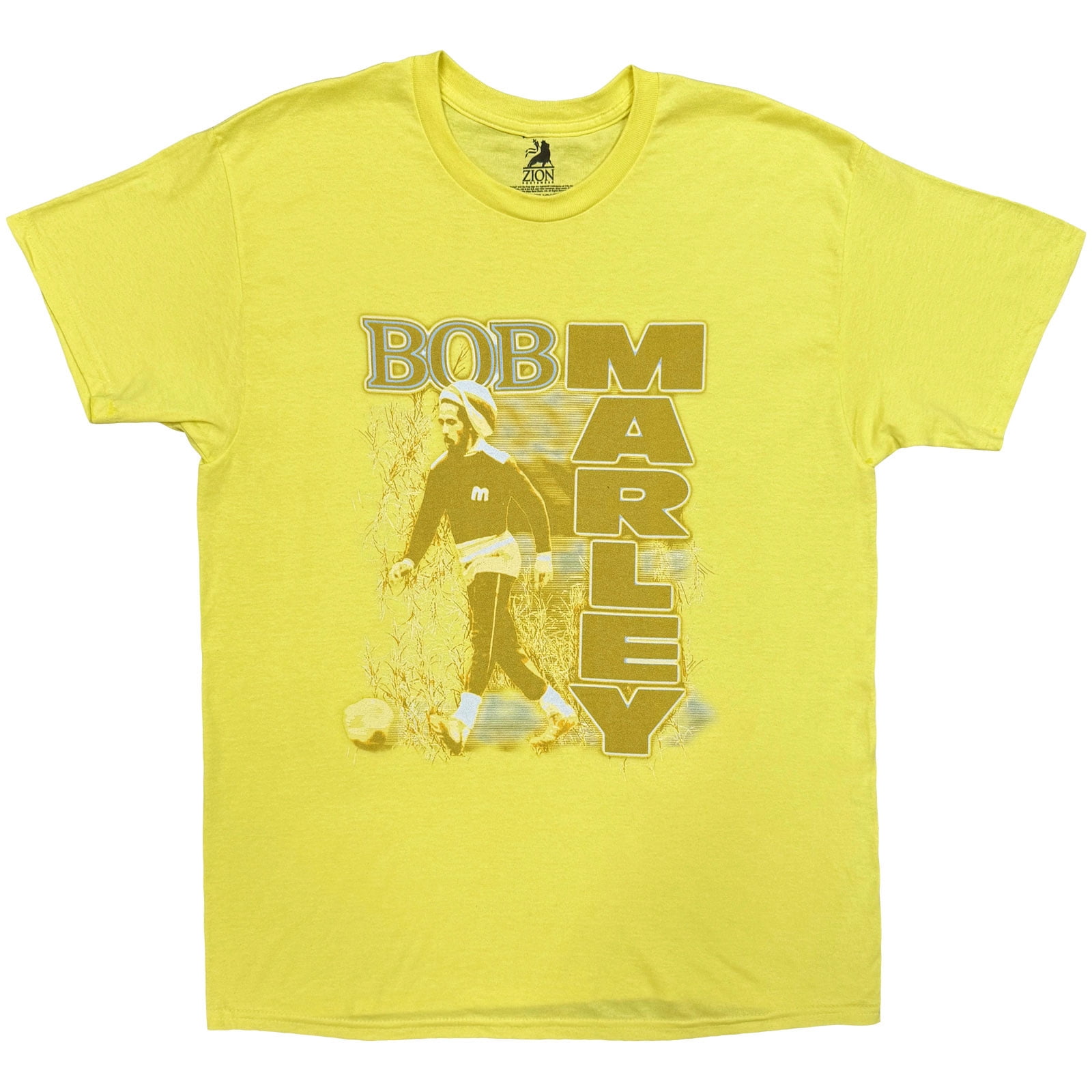 Bob Marley Unisex T-Shirt: Football (Yellow) - Walmart.com
