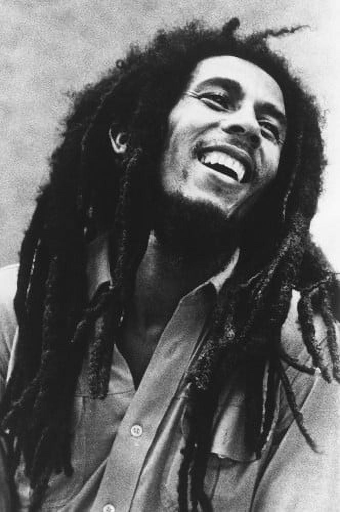 Bob Marley enigmatic smiling pose Reggae legend 24X36 Poster - Walmart.com