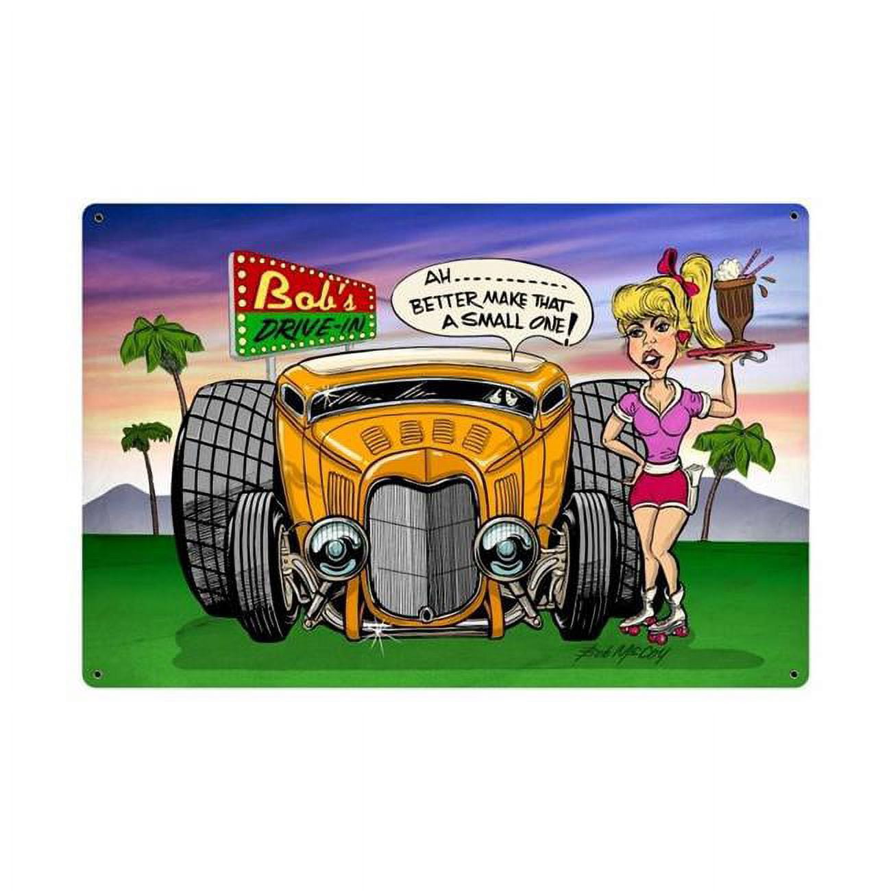 Bob McCoy BMC009 Bobs Drive in Vintage Metal Sign - Walmart.com