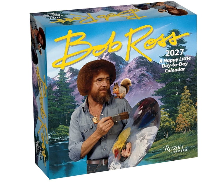 Bob Ross 2027 Day-To-Day Calendar, (Paperback) - Walmart.com