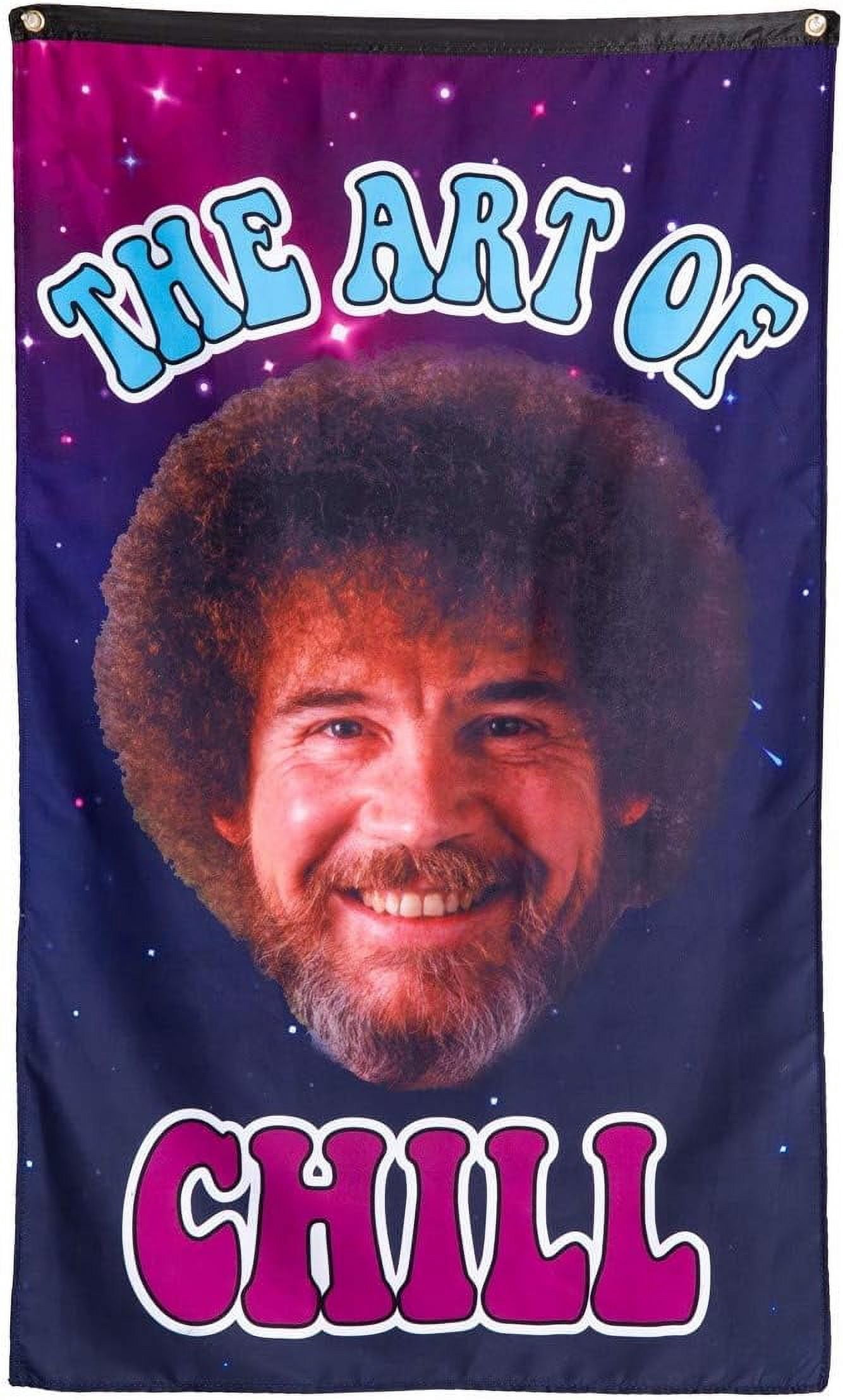 Bob Ross Art Of Chill Tapestry Wall Banner - 30" By 50" - Walmart.com