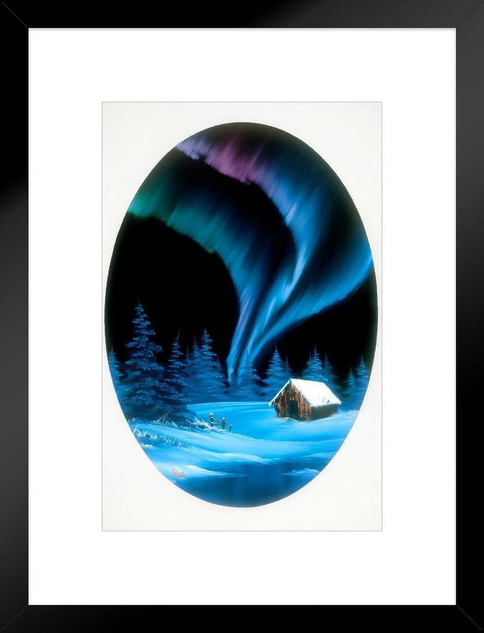 Bob Ross Auroras Dance Art Print Painting Bob Ross Poster Bob Ross ...