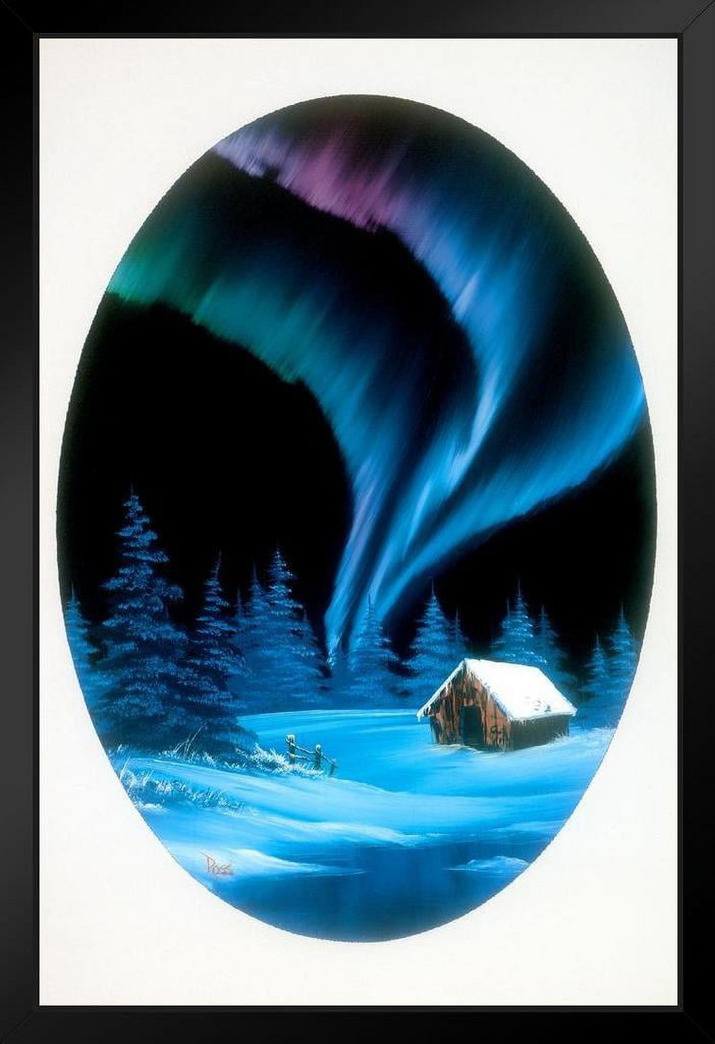 Bob Ross Auroras Dance Art Print Painting Bob Ross Poster Bob Ross ...