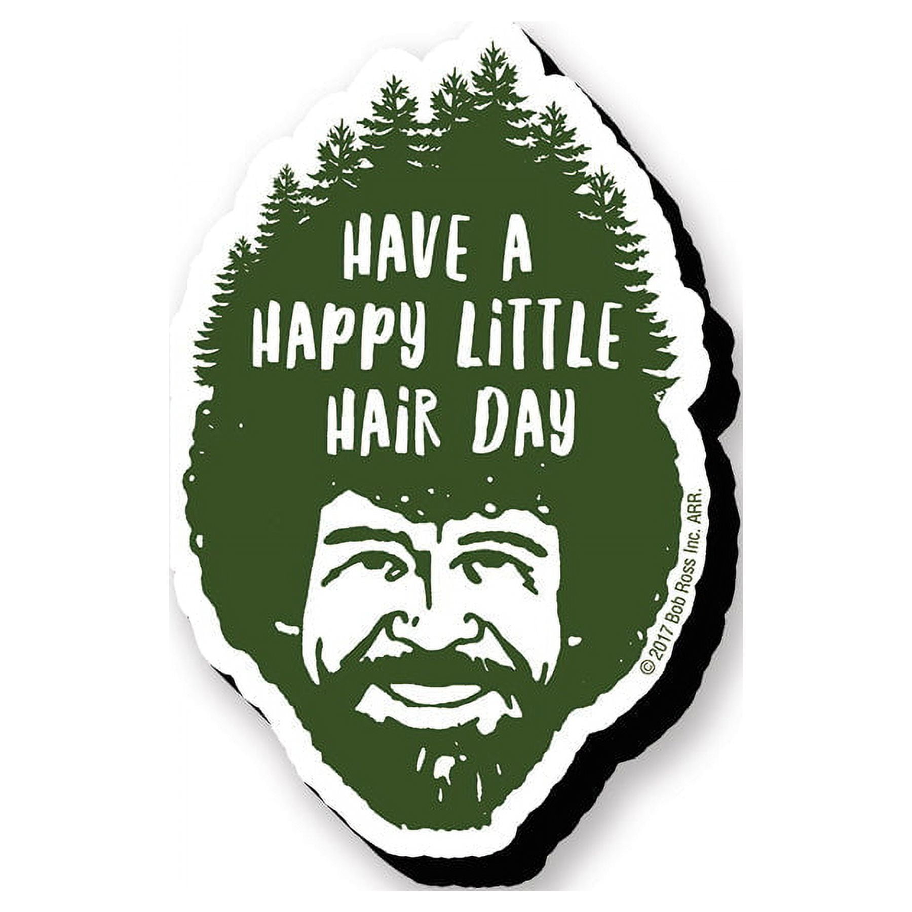 Bob Ross Hair Funky Chunky Magnet - Walmart.com