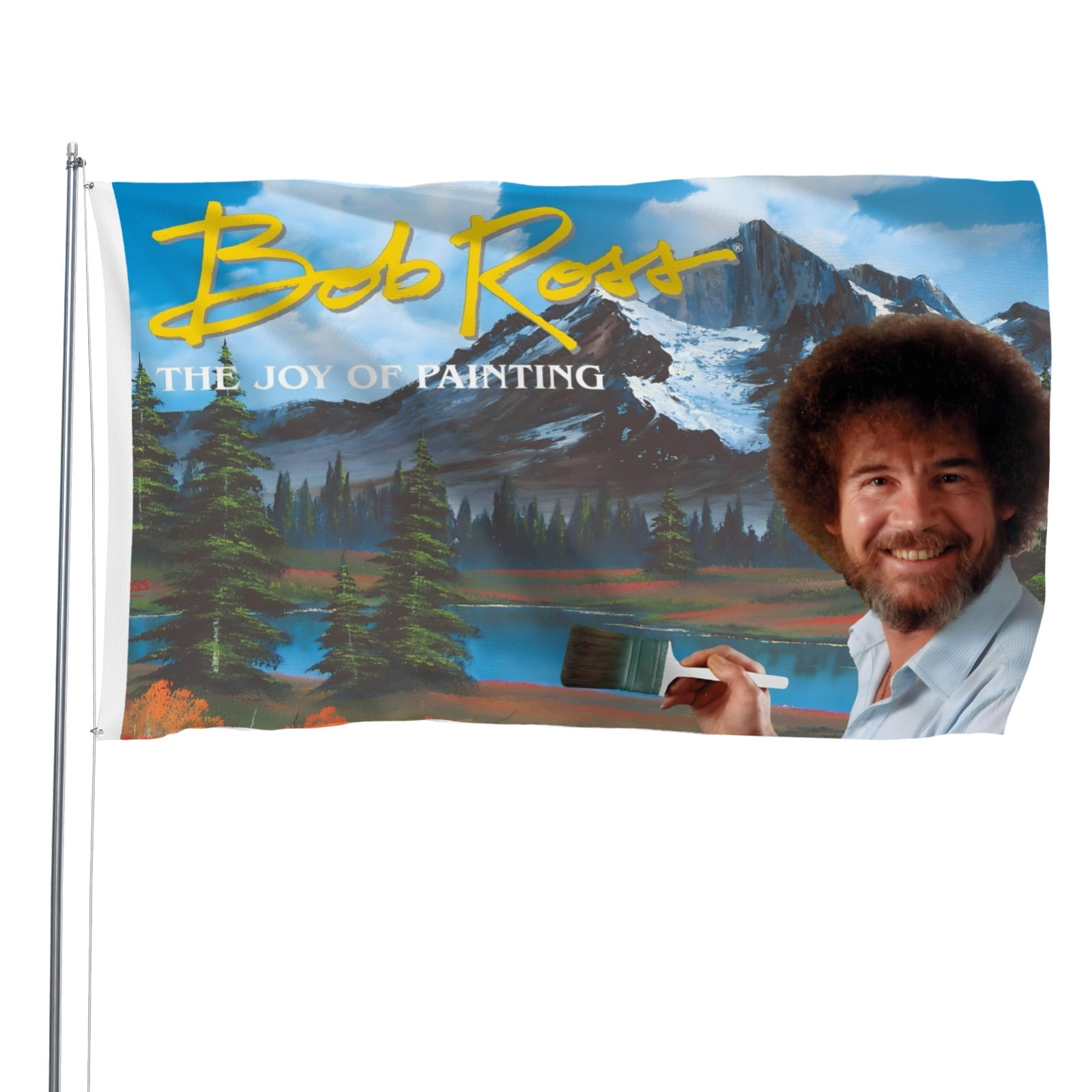 Bob Ross The Joy of Painting-themed Printed Flag Perfect gift for fans ...