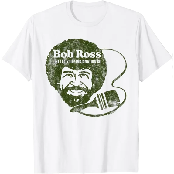 Bob Ross Just Let Your Imagination Go T-Shirt - Walmart.com