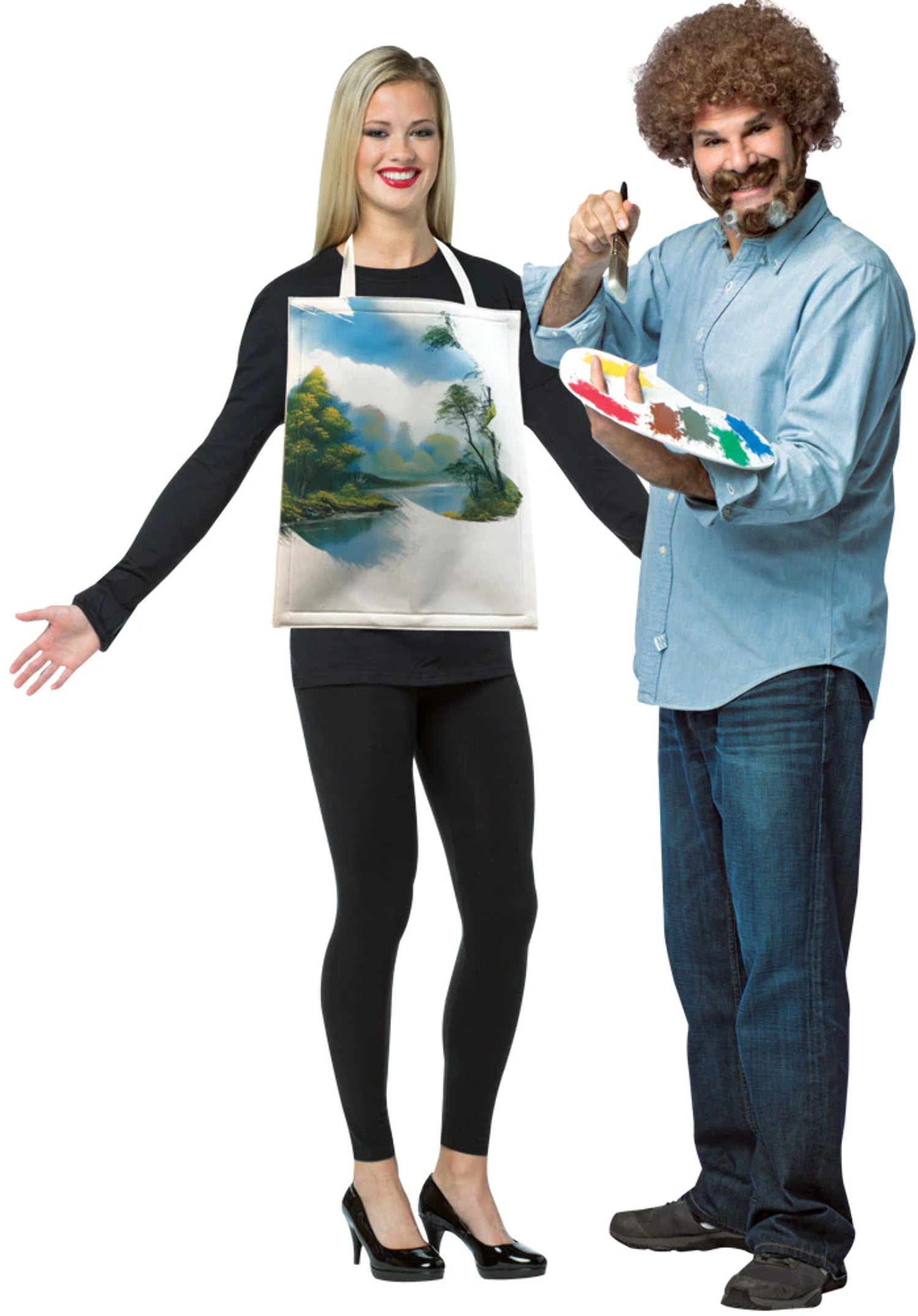 Bob Ross Halloween Costume